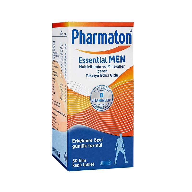 Pharmaton Essential Men Multivitamin Ve Mineral 30 Kapsül - 719,88 TL ...